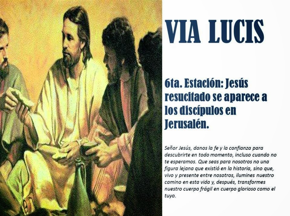 Católicos en línea: ESTACIONES DEL VIA LUCIS