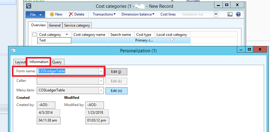 How to know form information and control name in dynamics 365?