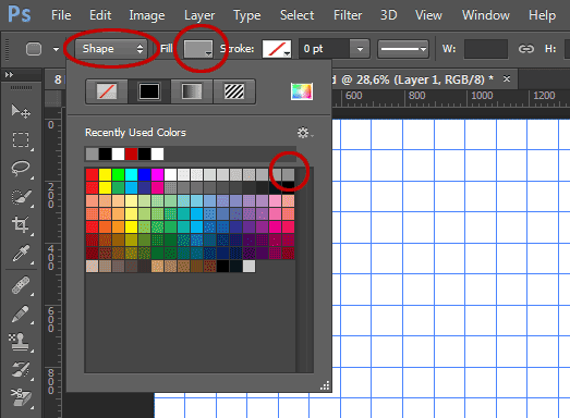 PhotoEffect: 8 Rounded Rectangles Photo Collage in Photoshop