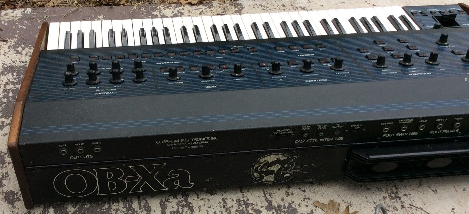 MATRIXSYNTH: Vintage Oberheim OBX-a Synthesizer with Case