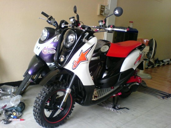 Modifikasi Yamaha Fino Terbaru 2012 - Gambar Modifikasi Motor Terbaru