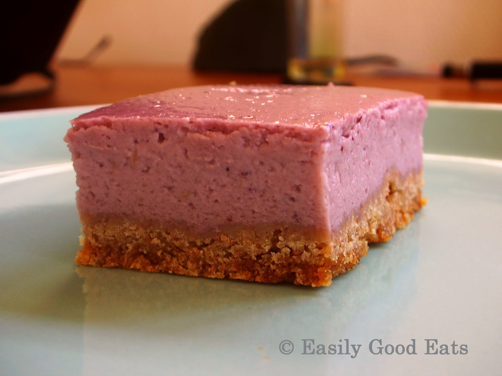 Easily Good Eats: Blueberry Kvarg Cheesecake Recipe