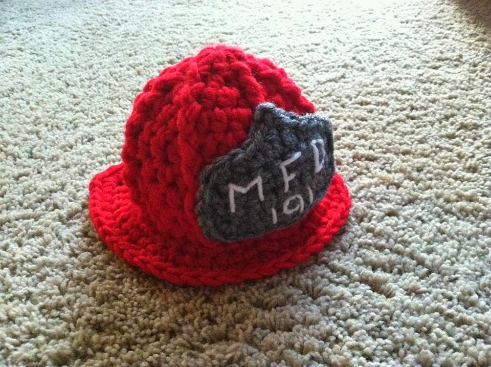 Christa's Crocheted Creations: Fireman Hat