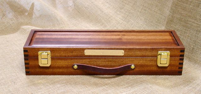Woodworks by John: Celtic Flute Case is in the Mail