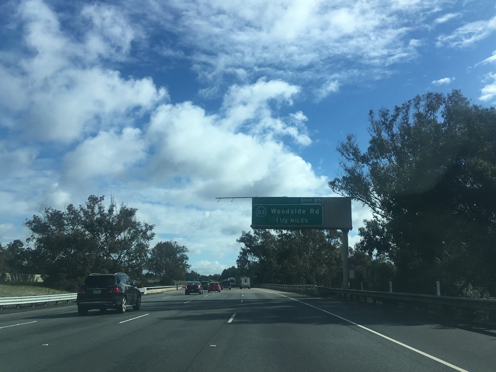 California State Route 84 over the Santa Cruz Mountains from I-280 west ...