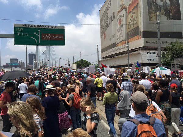 Photos: Zuma must fall protest holding across South African cities