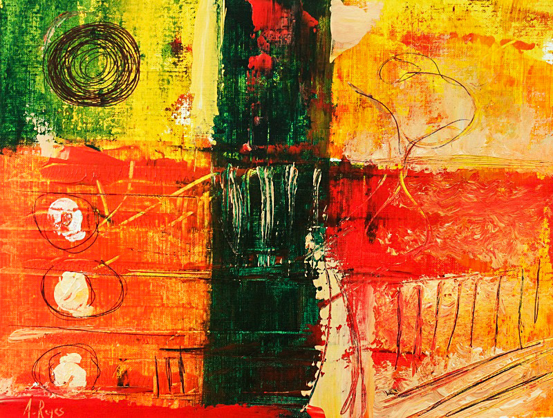 Artospective: Abstract Expressionistic Paintings by Angel Reyes.