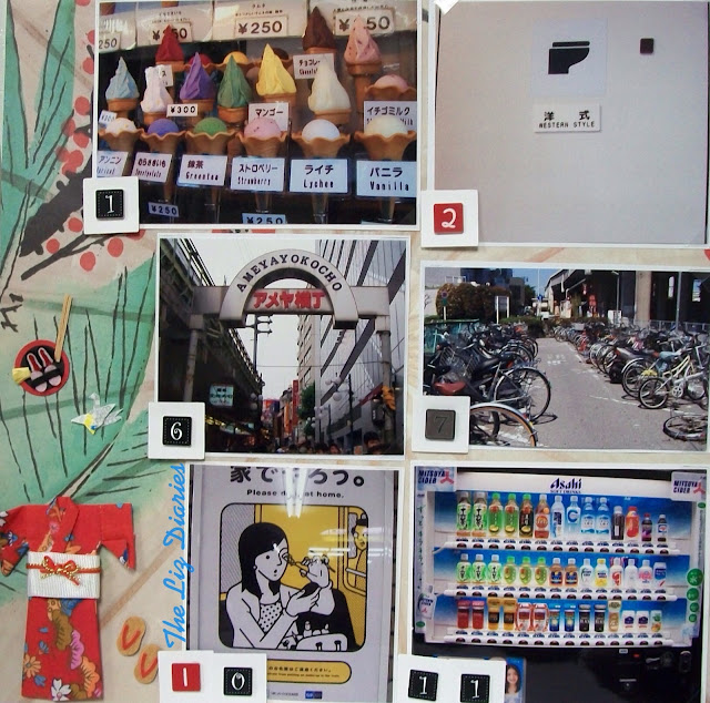 The Liz Diaries : Japan Travel Scrapbook Pages