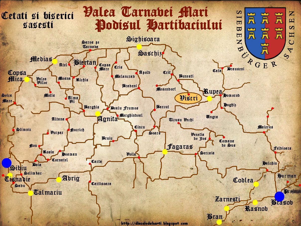 undeva la mijloc: Viscri - DeutschWeißkirch, micul secret al Transilvaniei