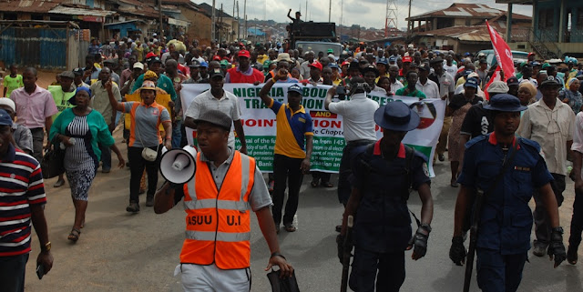 In Pictures: NLC Holds Rally In Ibadan Today To Call For Reversal Of ...