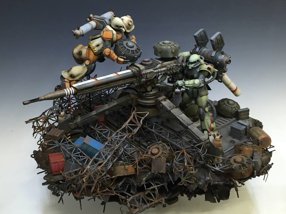5 Cool GunPla Diorama Image Collection by Hojoon Kim
