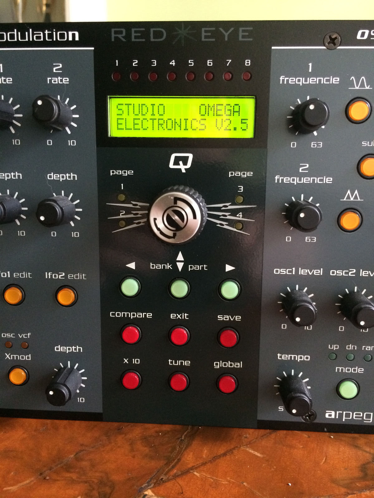 MATRIXSYNTH: Studio Electronics Omega 8 5 Voice Analog Synthesizer SN 1080