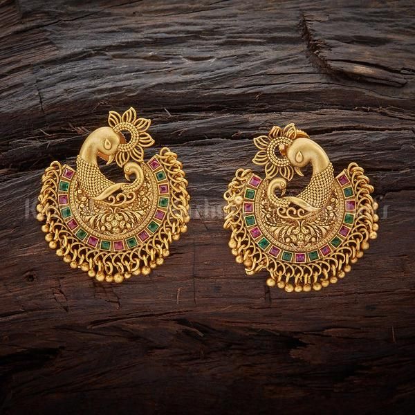 Gold Antique Chandbali Design - Indian Jewelry Designs