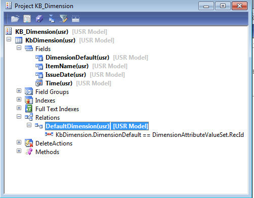 MS Dynamics Axapta world: Dimension in Ax 2012