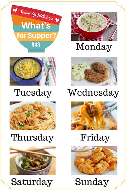 Served Up With Love: Cheeseburger Soup at What's for Supper Sunday #48