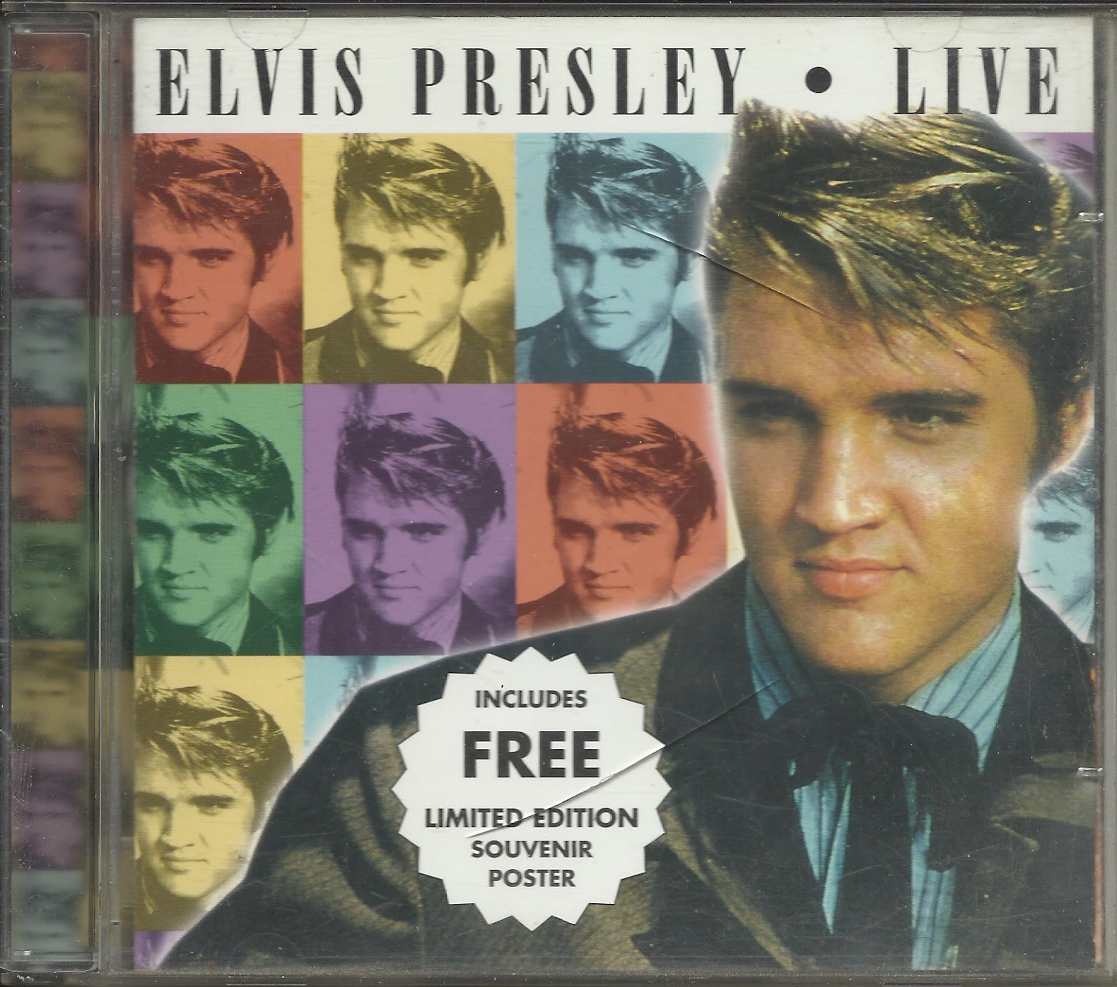 VIEJA COLECCION MUSICA: ELVIS PRESLEY: "Live" (CD)