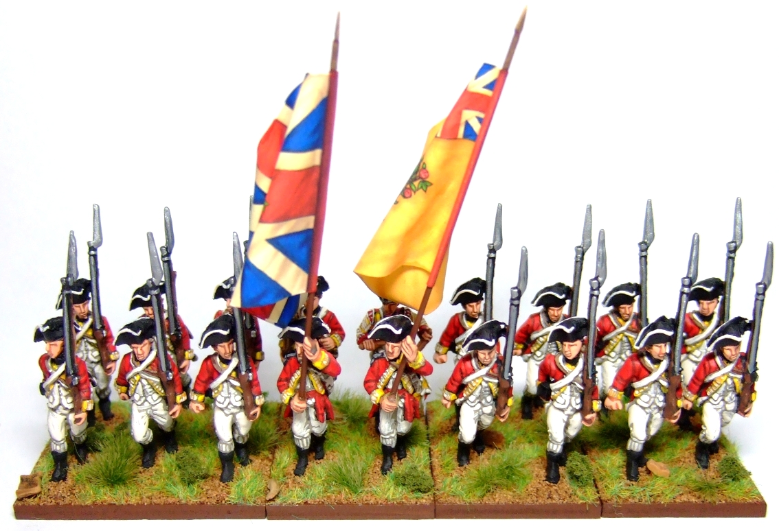 MacPhee's Miniature Men: 28mm AWI British Line Infantry Regiments