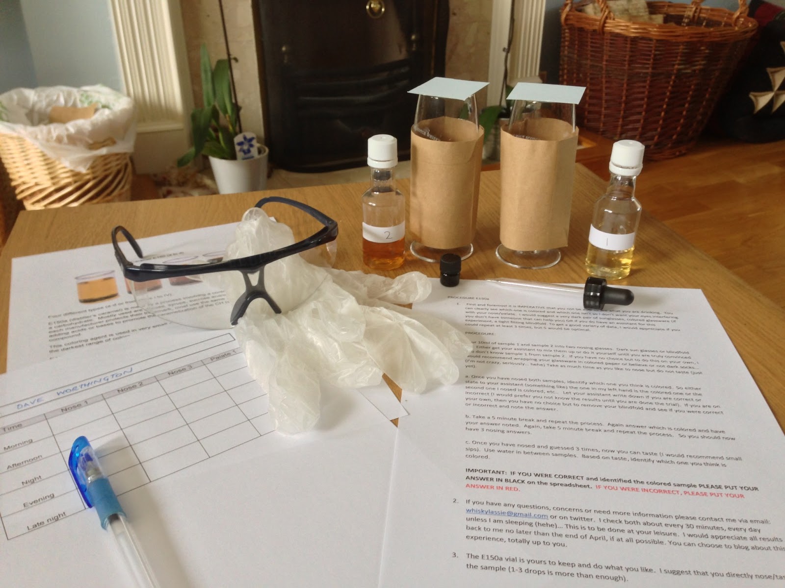 Whisky Discovery: E150a Experiment
