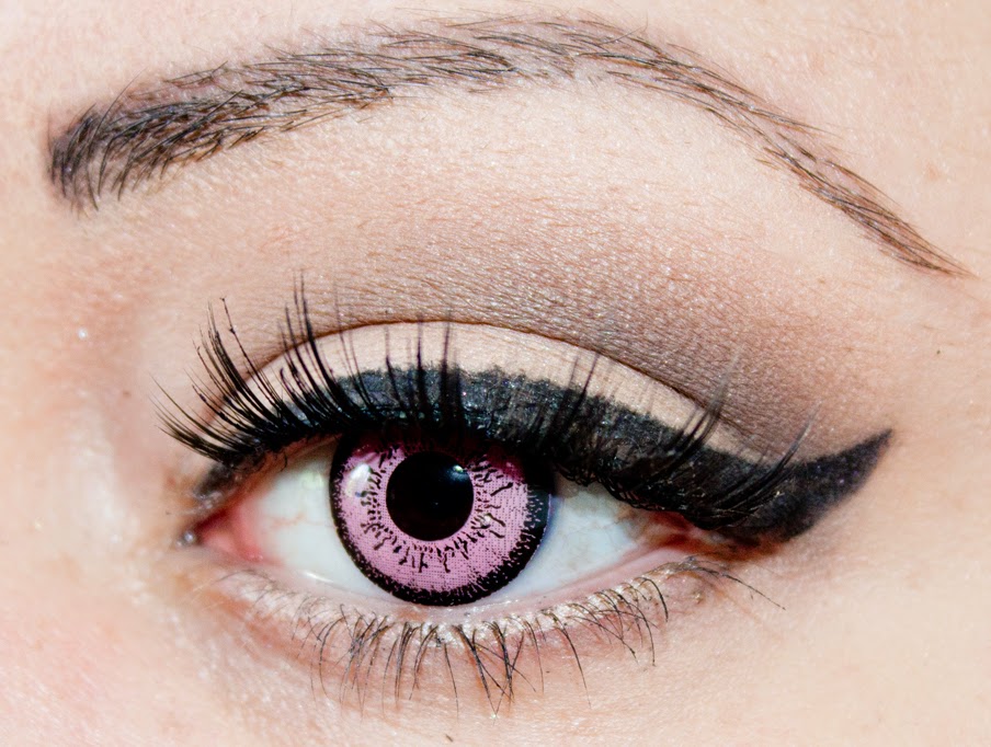 Scrangie: Pinky Paradise Circle Lens and Lash Review and Photos