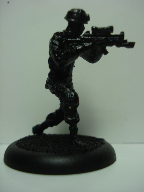 GMorts Chaotica: Knight Models - Commissioner Gordon +SWAT Team
