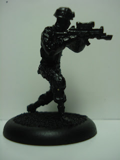 GMorts Chaotica: Knight Models - Commissioner Gordon +SWAT Team