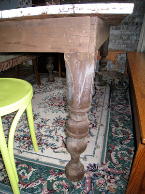 Repurposed For Life: Recycled antique family table