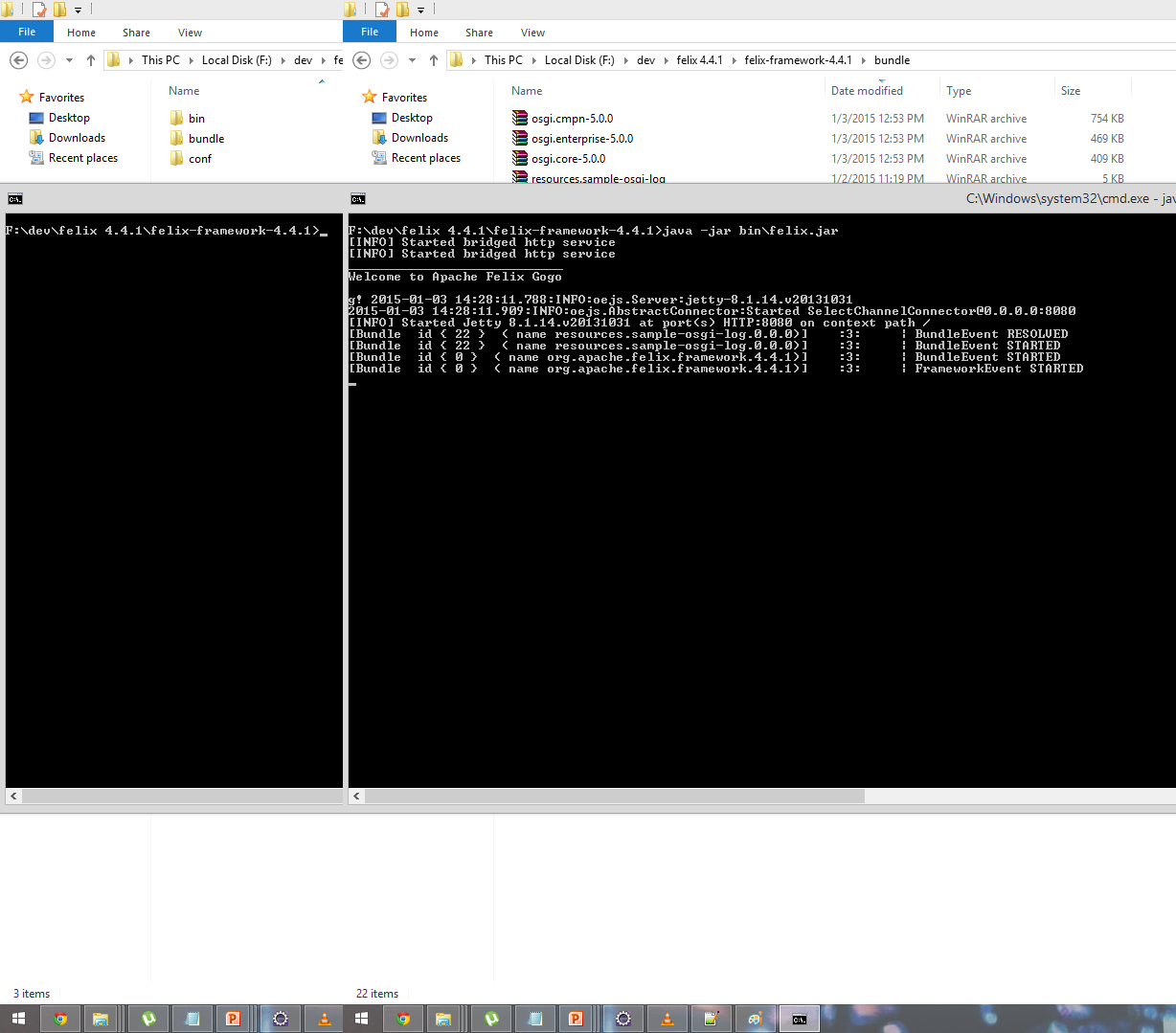 kaustuv's blog: Simple example of modular application development using OSGI Framework.