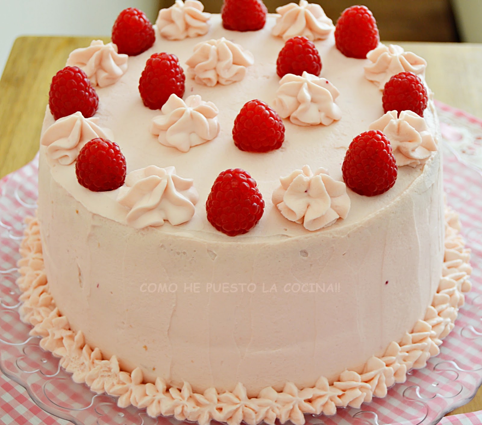 COMO HE PUESTO LA COCINA: TARTA DE FRAMBUESAS (Thermomix)