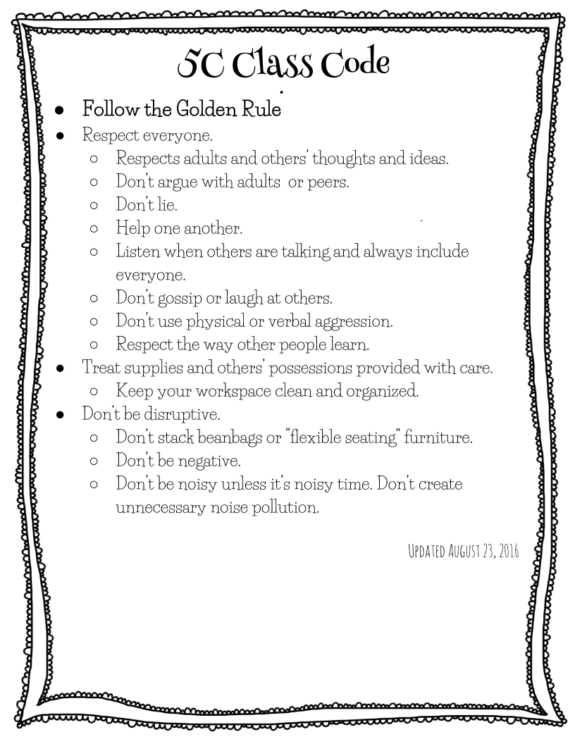 Miss Natherson's Class: 5C Class Code