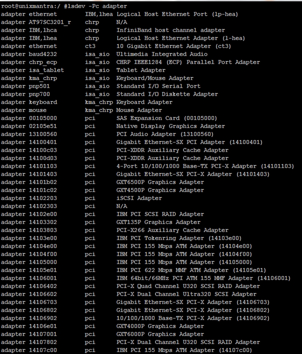AIX Tips1: Device Administration-AIX