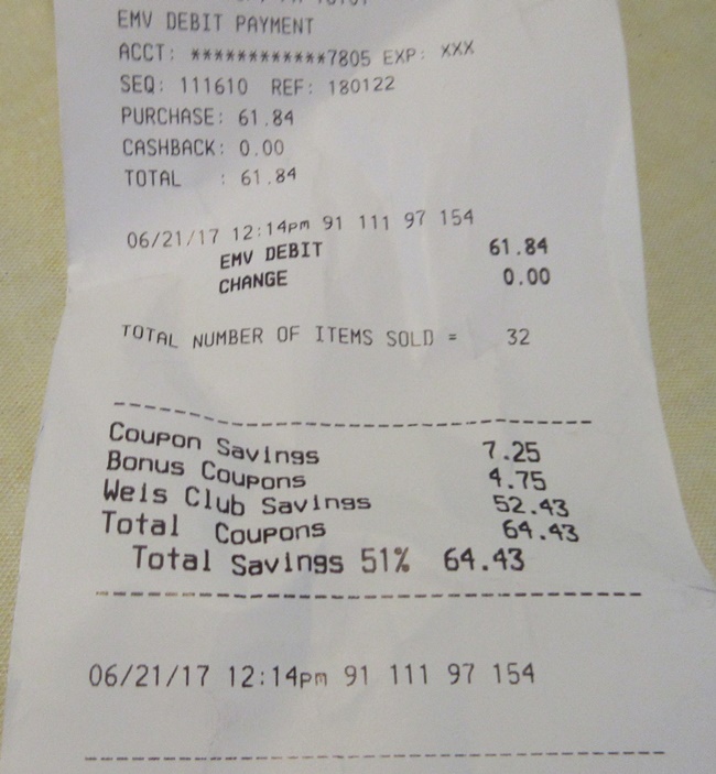 DON'T READ THIS; IT'S BORING!: Grocery Shopping This Week.....Weis ...