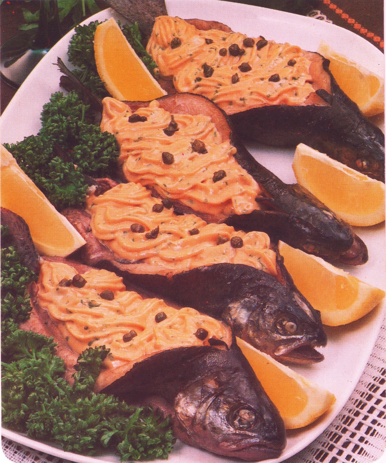 Au bonheur des papilles: Poissons d'eau douce : Truites Farcies Lebourg