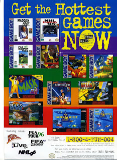 Classic Game Boy Ads: Get the Hottest Games NOW Game Boy Ad
