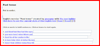 Past Tense - Put Sentences in Order 2 - English in Vancouver