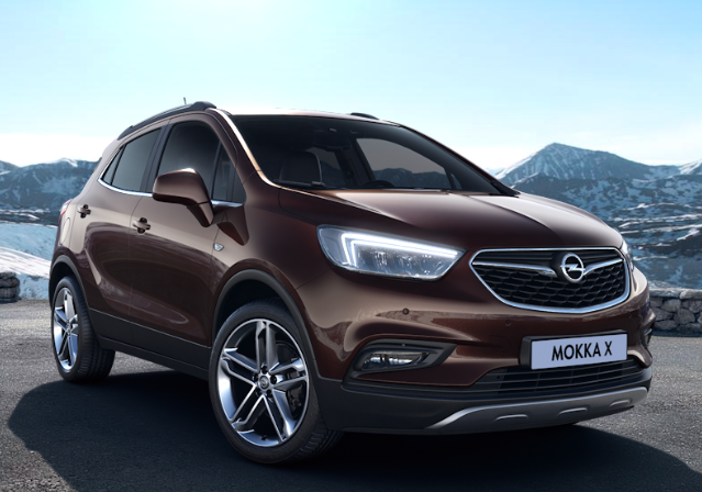 Opel Mokka X (2016 à 2019) - Couleurs et code peinture