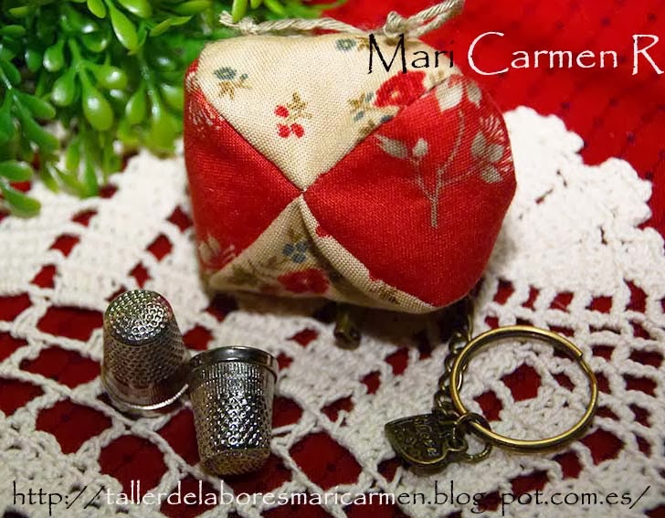 El blog de Mari Carmen (Patchwork, muñecas y más labores): Guarda - dedales