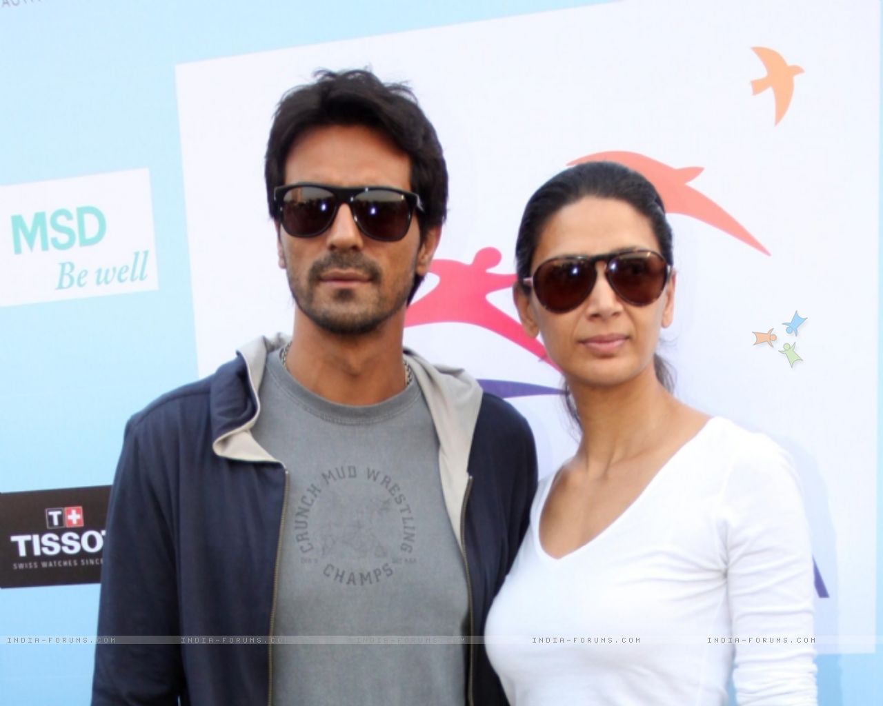 Bollywood All Stars: Arjun Rampal with Wife Pics 2011