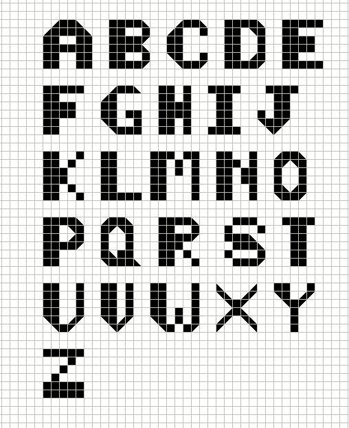 Buzy Bobbins: Bold Quirky cross stitch Alphabet