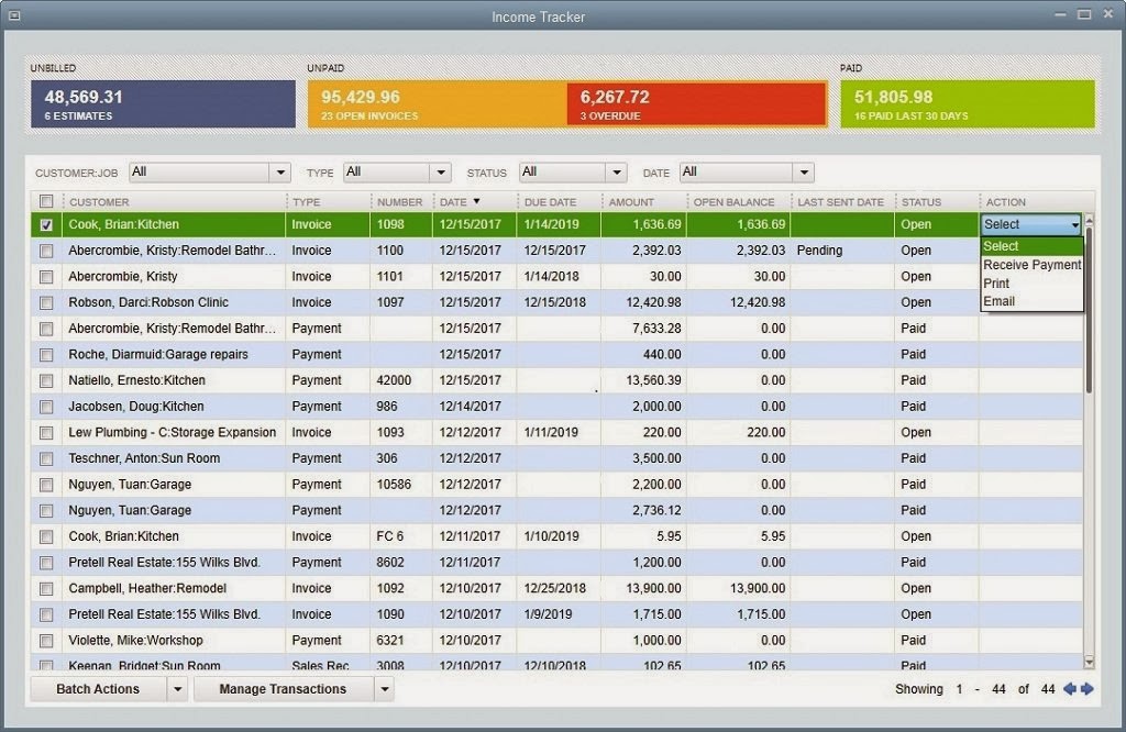 Review of QuickBooks 2014