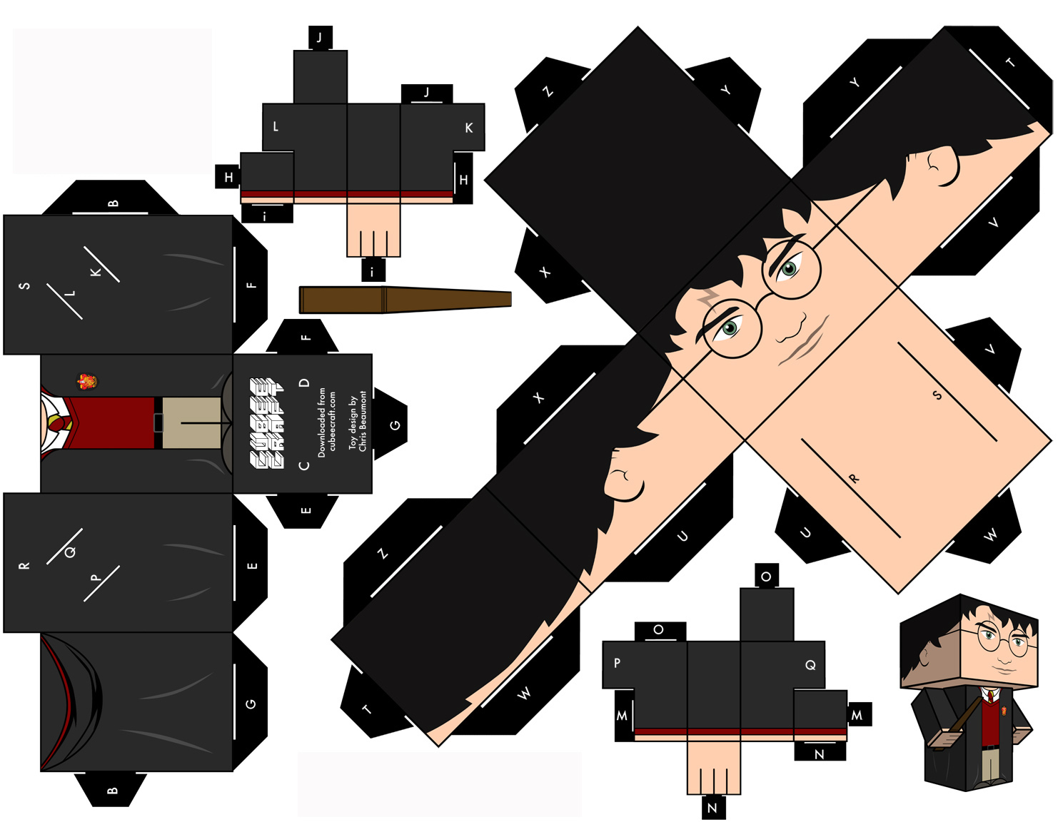 [TIPS 'N TRIK] CARA Membuat PAPERCRAFT : Harry Potter vs Lord Voldemort ...