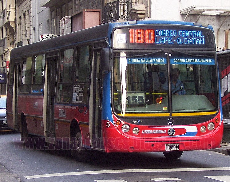 Colectibus - Zona de Buses: LINEA 180