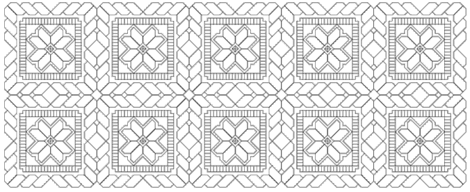 Imaginesque: Blackwork Embroidery: Small Motif/Fill/Border Pattern