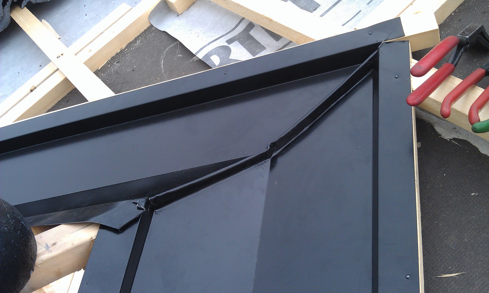 Liens blikkblogg: Sammenføyning av gradrenne, topp kvist