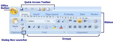 Office Button dan Menu Ribbon