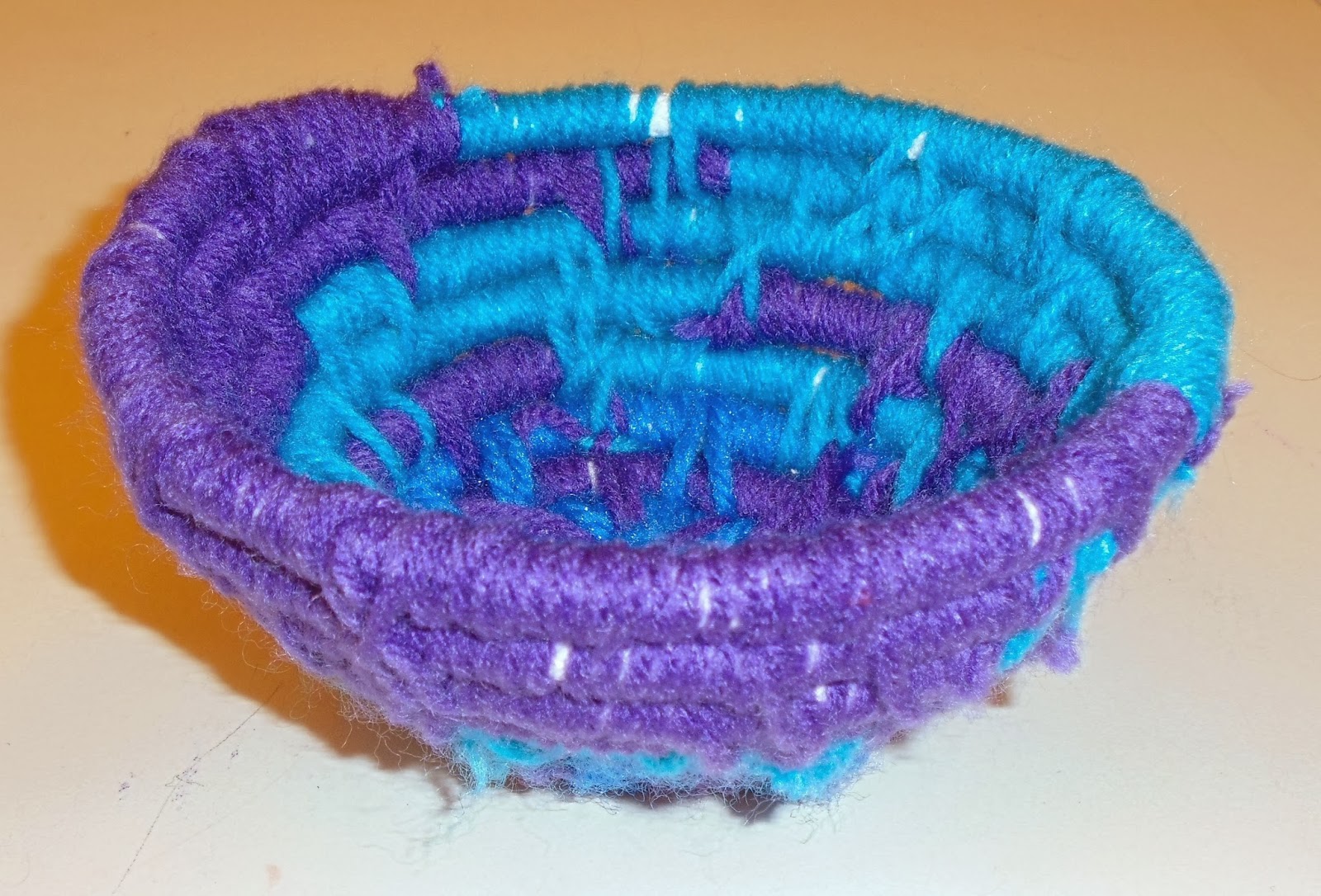 Lines from the Art Room: Fifth Grade Rope Basket Weaving