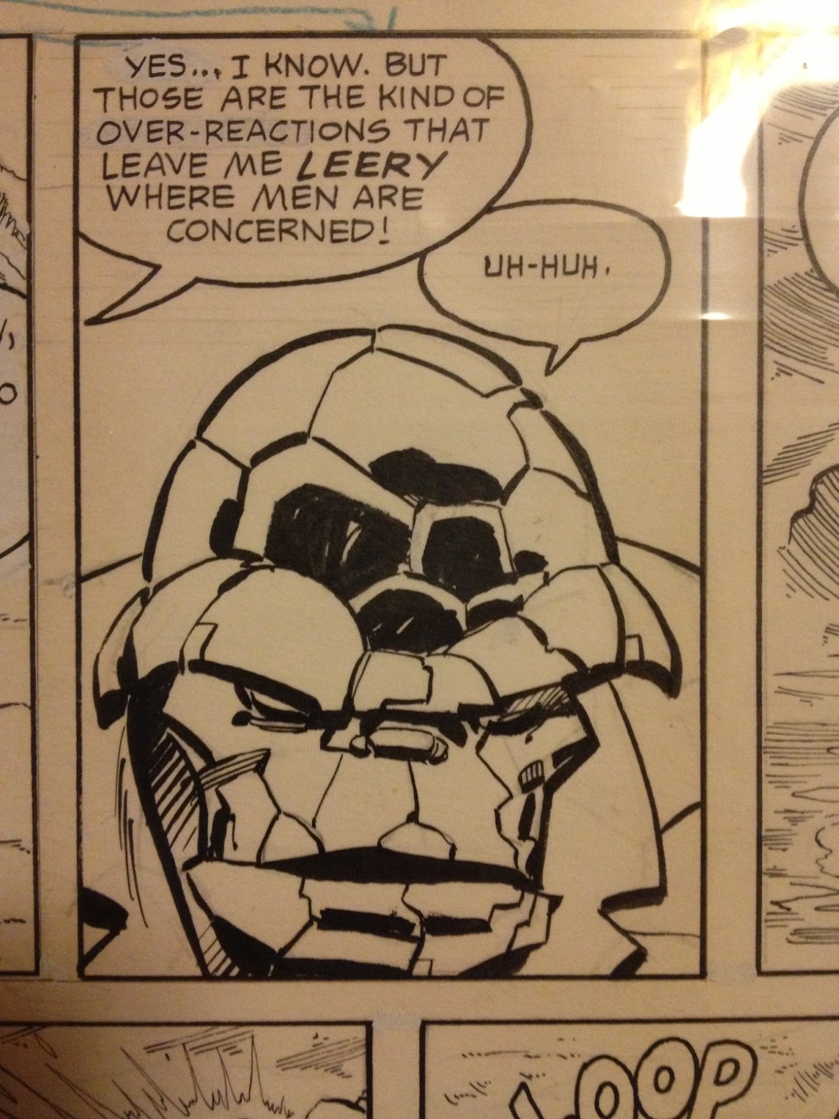 The Yeti Speaks!: The Thing #31 original art by Ron Wilson!