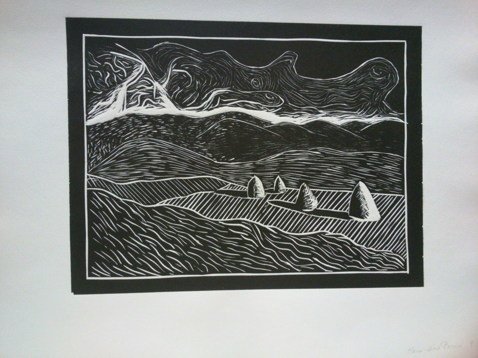 Grabados: Linograbado