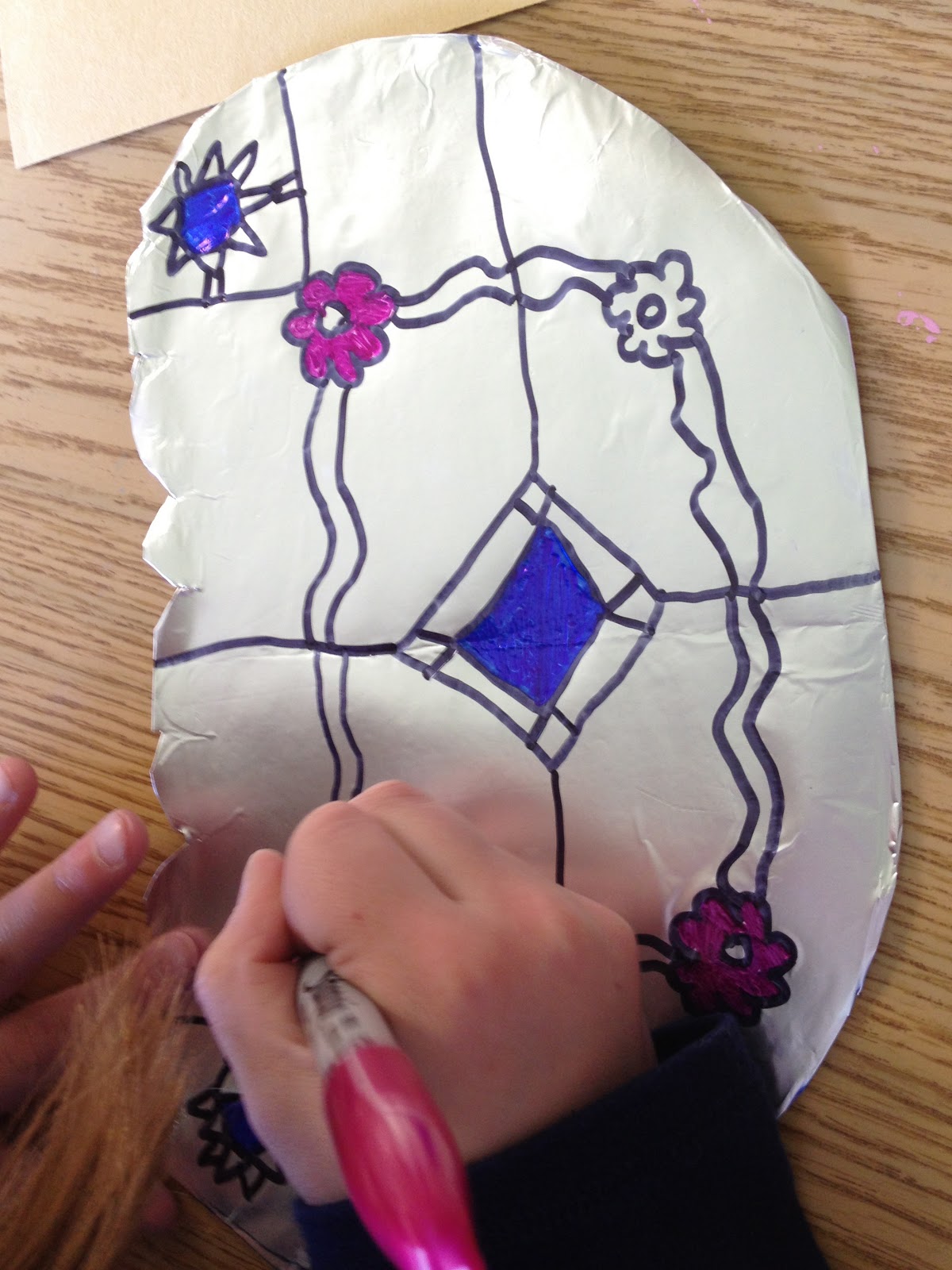 ARTipelago: Tin Foil Tiffany Lamps