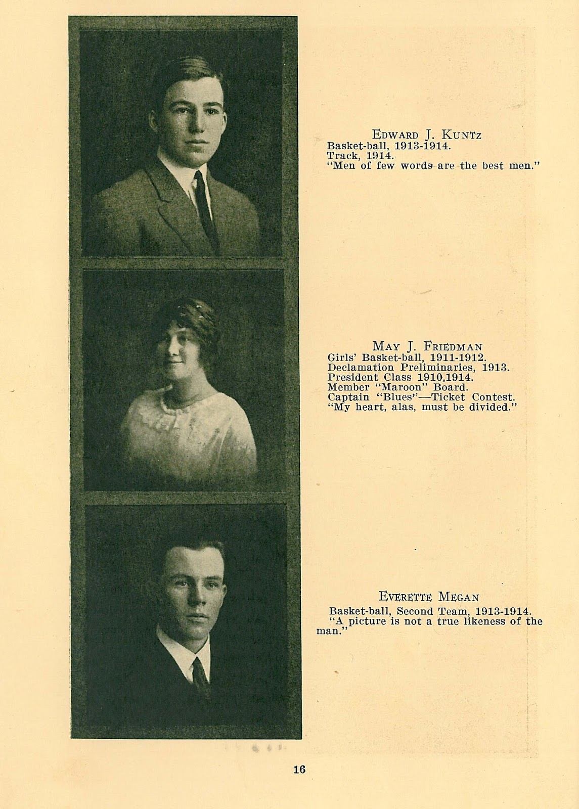 Princeville Heritage Museum: 1914 Maroon Yearbook