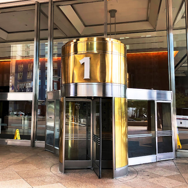 We love Reading Street Signs: #1 Revolving Door Address and Wet Floor Sign